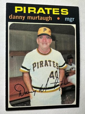 1971 Topps # 437 Danny Murtaugh Manager Pittsburgh Pirates EX-NM | eBay