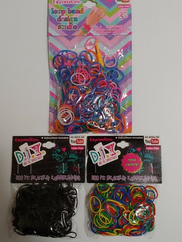 DIY Expressions Loop Band Design Studio Rubberband Bracelet Making Kit ...