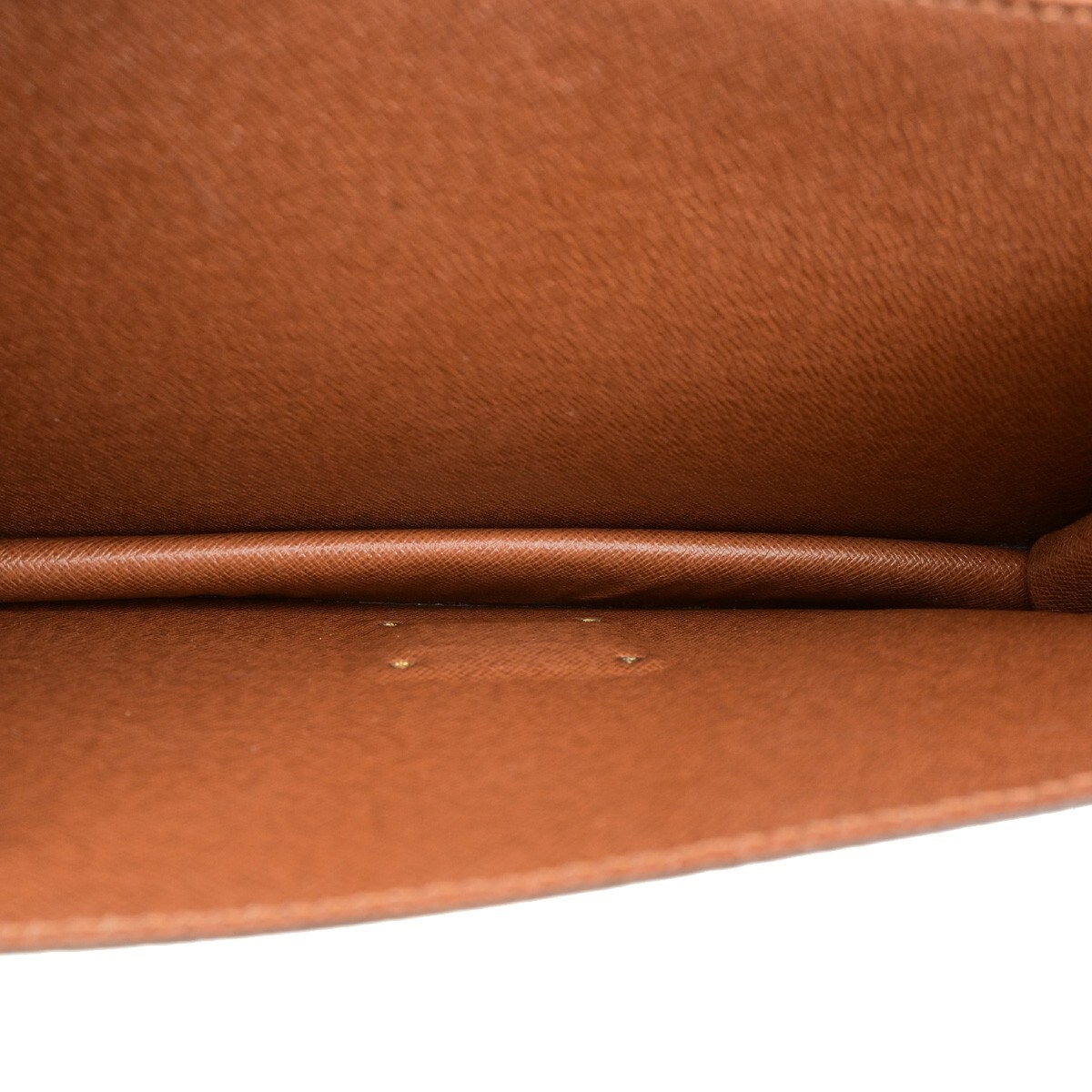 LOUIS VUITTON Concorde Hand Bag Monogram Leather Brown France M51190 ...