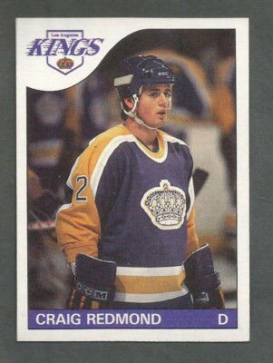 1985-86 Topps Hockey Craig Redmond #121 ROOKIE RC Los Angeles Kings NM ...