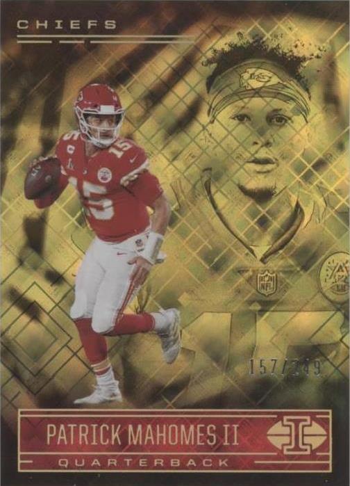 2021 Panini Illusions - Patrick Mahomes II #24 Trophy Collection Yellow ...