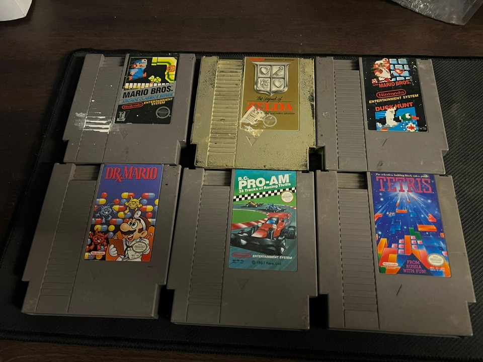 nintendo game lot as is nes Mario Bros | eBay