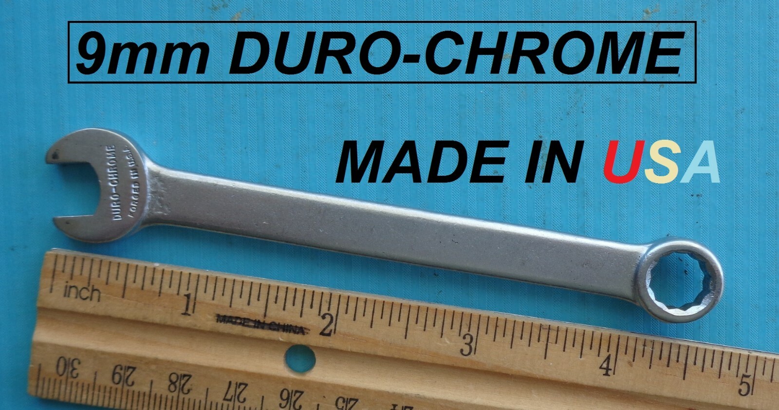 9mm DURO-CHROME Combination End Wrench - Part Number 44009 - Made in ...