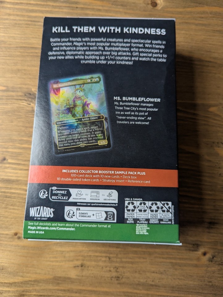 Magic: The Gathering Bloomburrow Commander Deck | Peace Offering ...