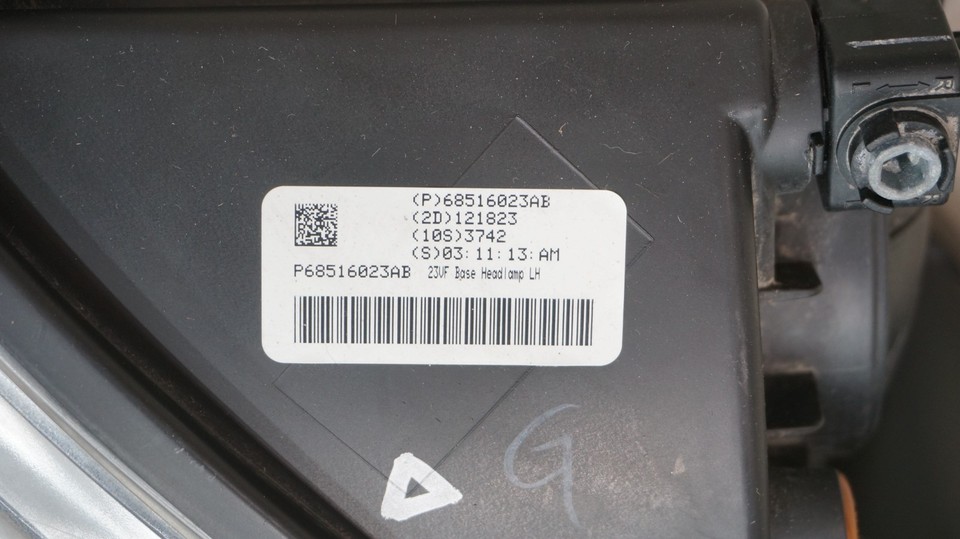 2023-2025 RAM PROMASTER 1500 2500 LEFT SIDE HALOGEN HEADLIGHT OEM ...