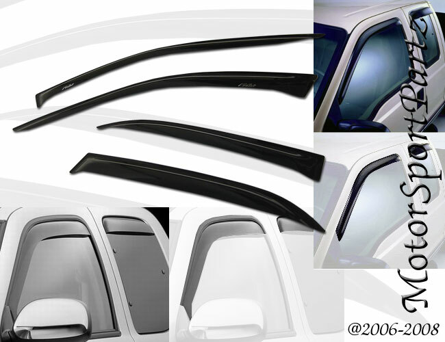 Outside Mount 2MM Vent Visors Deflector 4pcs For Toyota Matrix 03-08 ...