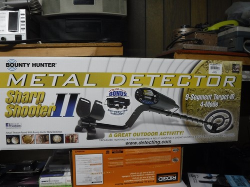 *NEW* Bounty Hunter Sharp Shooter II Metal Detector, SS2GWP, 04803268 ...