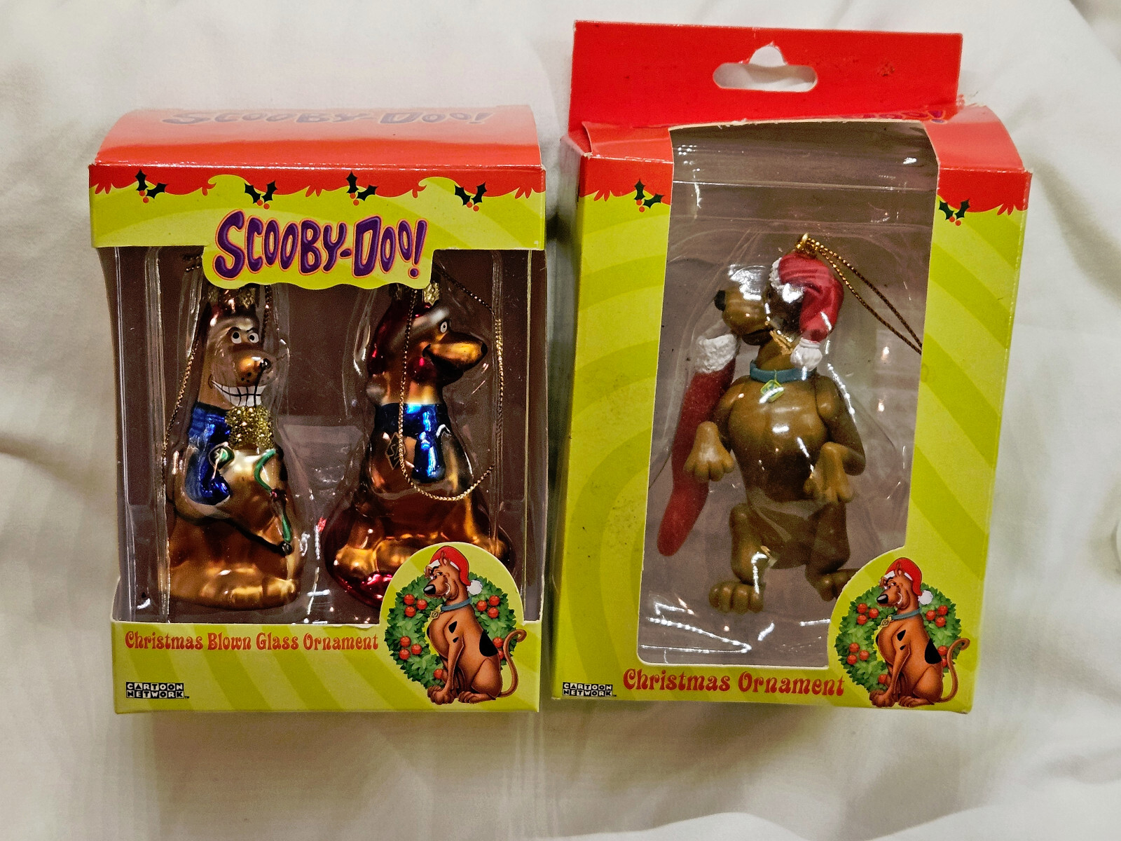 Scooby-Doo Cartoon Network Lot of 3 Trevco Ornaments Perfect in Boxes ...