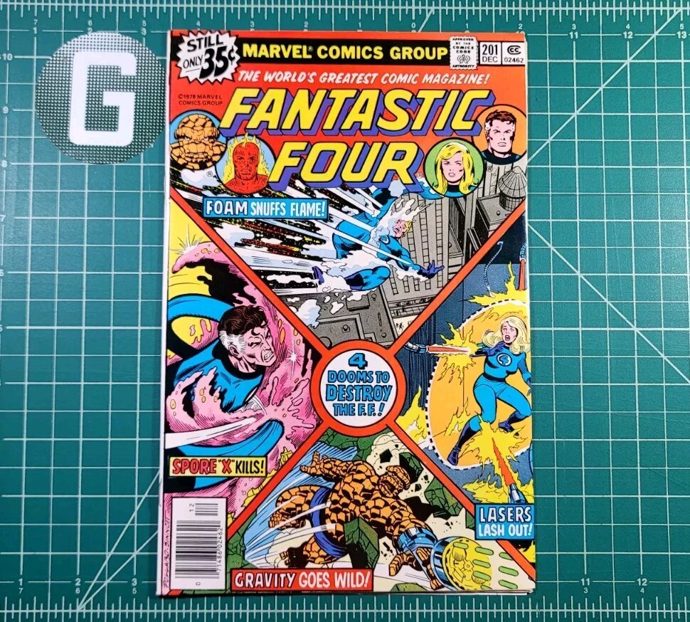 Fantastic Four #201 (1978) Newsstand Marvel Comic Keith Pollard Marv ...