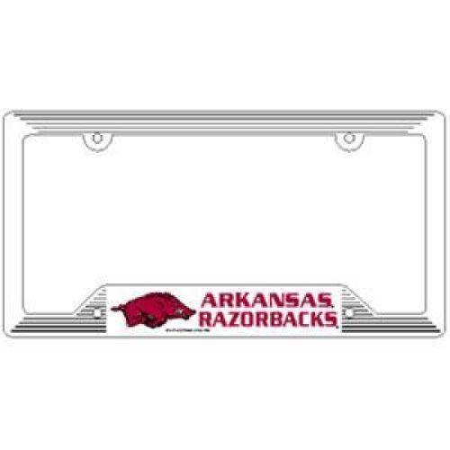 Arkansas Razorbacks License Plate Frame - Plastic | eBay