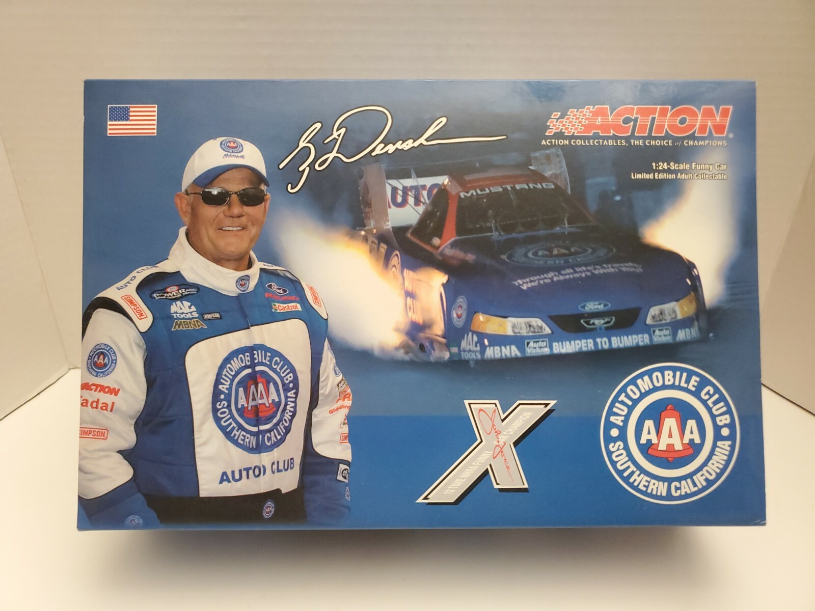 Action Gary Densham AAA Of Southern California 2004 Mustang Funny Car 1 ...