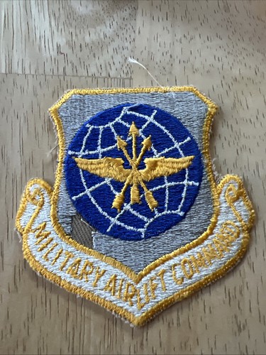 Vintage MILITARY AIRLIFT COMMAND PATCH USAF Air Force Wings Arrows | eBay