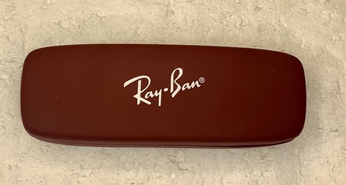Ray-Ban Red Burgundy Slim Hard Clamshell Glasses Case | eBay