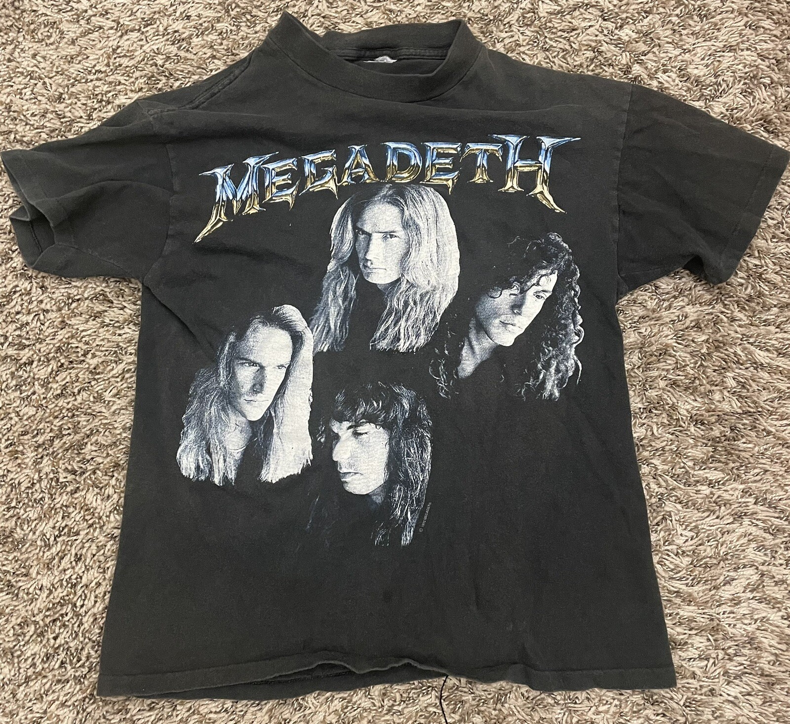 Vintage 1992 Megadeth Countdown To Extinction Tour T-… - Gem