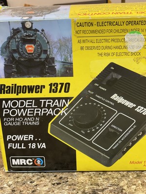 Vintage Railpower 1370 Model Train Power Pack (18 VA) - MRC #AA370 HO/N ...