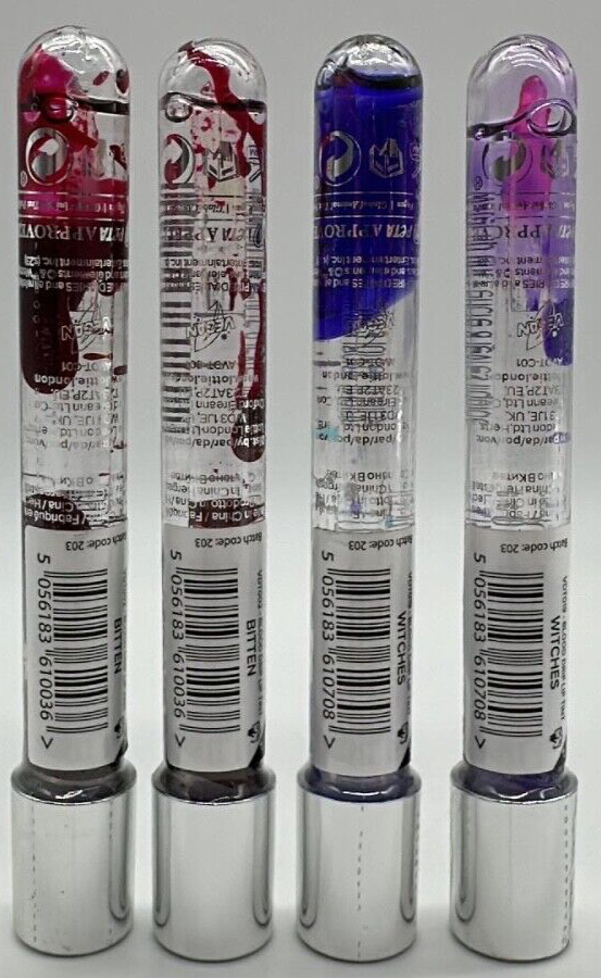 4PK Lottie The Vampire Diaries Love Sucks Blood Drip Lip Tint ~ Bitten ...