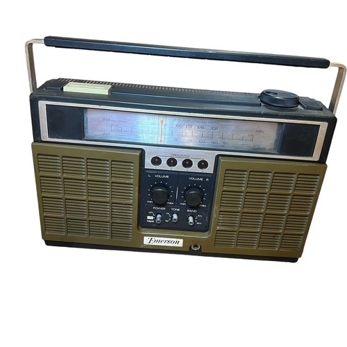 Vintage Emerson Stereo 8 Track/FM/AM Model TP 50 Radio | eBay