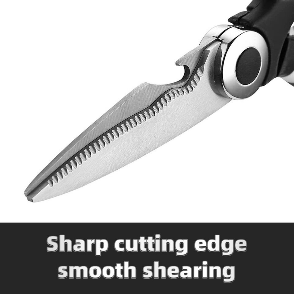 Kitchen Scissors Heavy Duty Stainless Steel Multipurpose Ultra Sharp ...