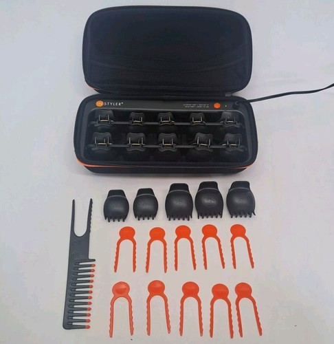 TopStyler by InStyler 15 Heated Ceramic Styling Shells & Hair Curlers ...