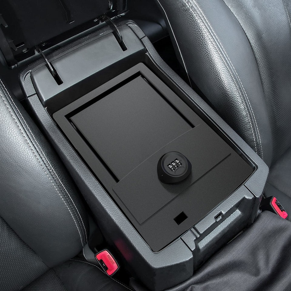 Center Console Storage Box Gun Safe Box 00016-86184 For 2010-2024 ...