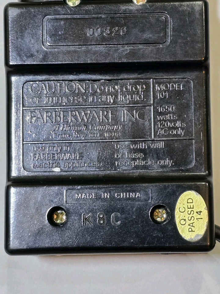 Vtg Farberware Model 344A Electric Skillet 12" Stainless Steel Dome Lid ...