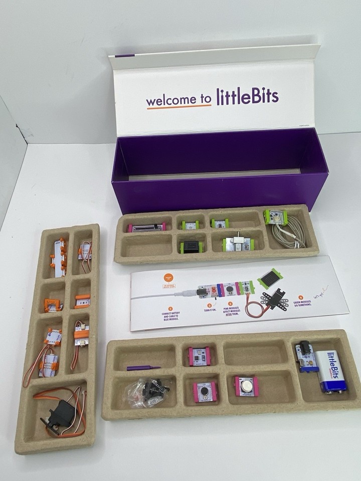 Little Bits Electronic Deluxe Kit 99% Complete In Box With Instructions | eBay