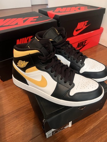 Jordan 1 Mid White Pollen Us 11 | eBay Australia