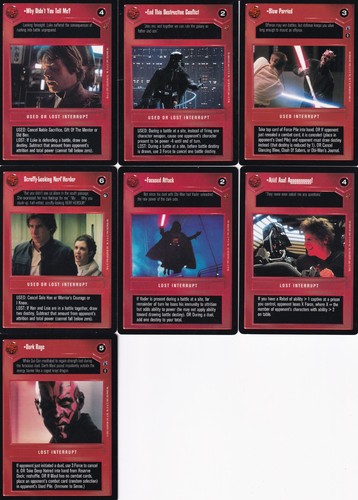 1997 DECIPHER STAR WARS CCG 21 CARD LOT. | eBay