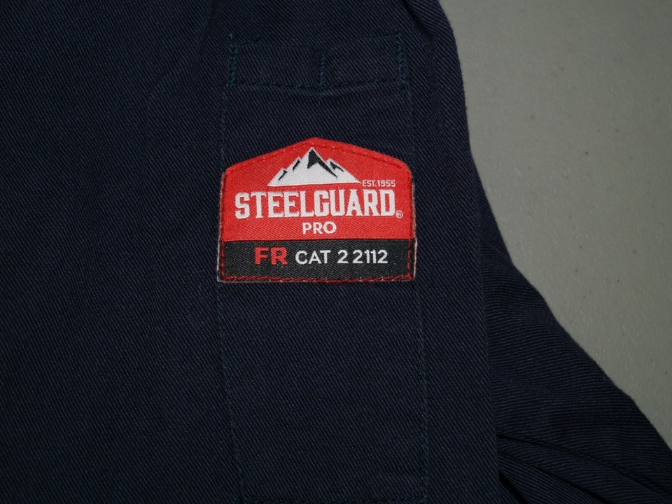 SteelGuard Pro Flame Resistant Hi Visibility Coveralls SZ 46Long/Large ...