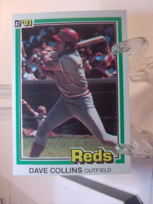 1981 Donruss Baseball Card #185 - Dave Collins - Cincinnati Reds (98004 ...