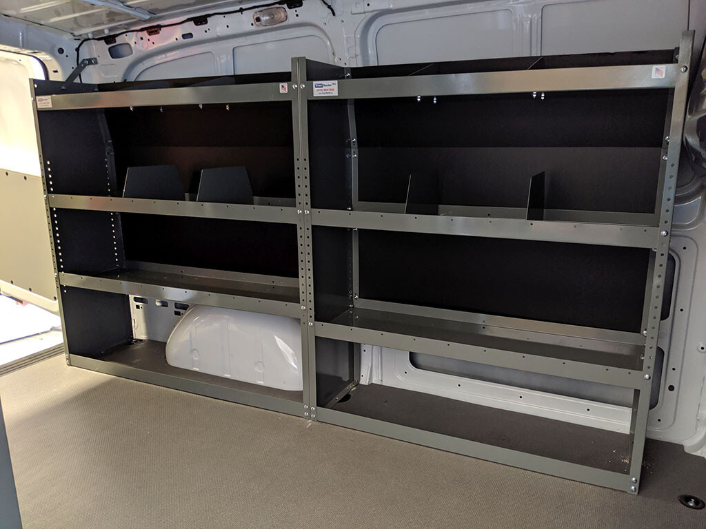 2015-2025 Ford Transit Low Roof Base Van Shelving Package | Set of 3 ...