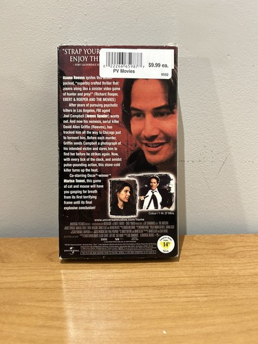 The Watcher (VHS, 2001) Keanu Reeves Horror Movie 96898720038 | eBay
