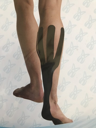 Black SpiderTech Calf & Arch Spider Precut Kinesiology Tape New Athlete ...