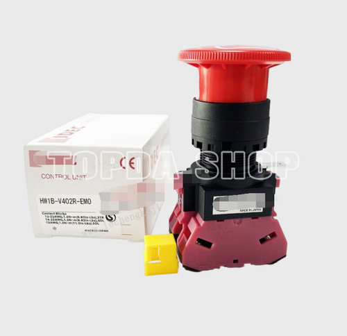 1X HW1B-V402R-EMO Emergency Stop Switch V411R 422R (low stock, contact ...