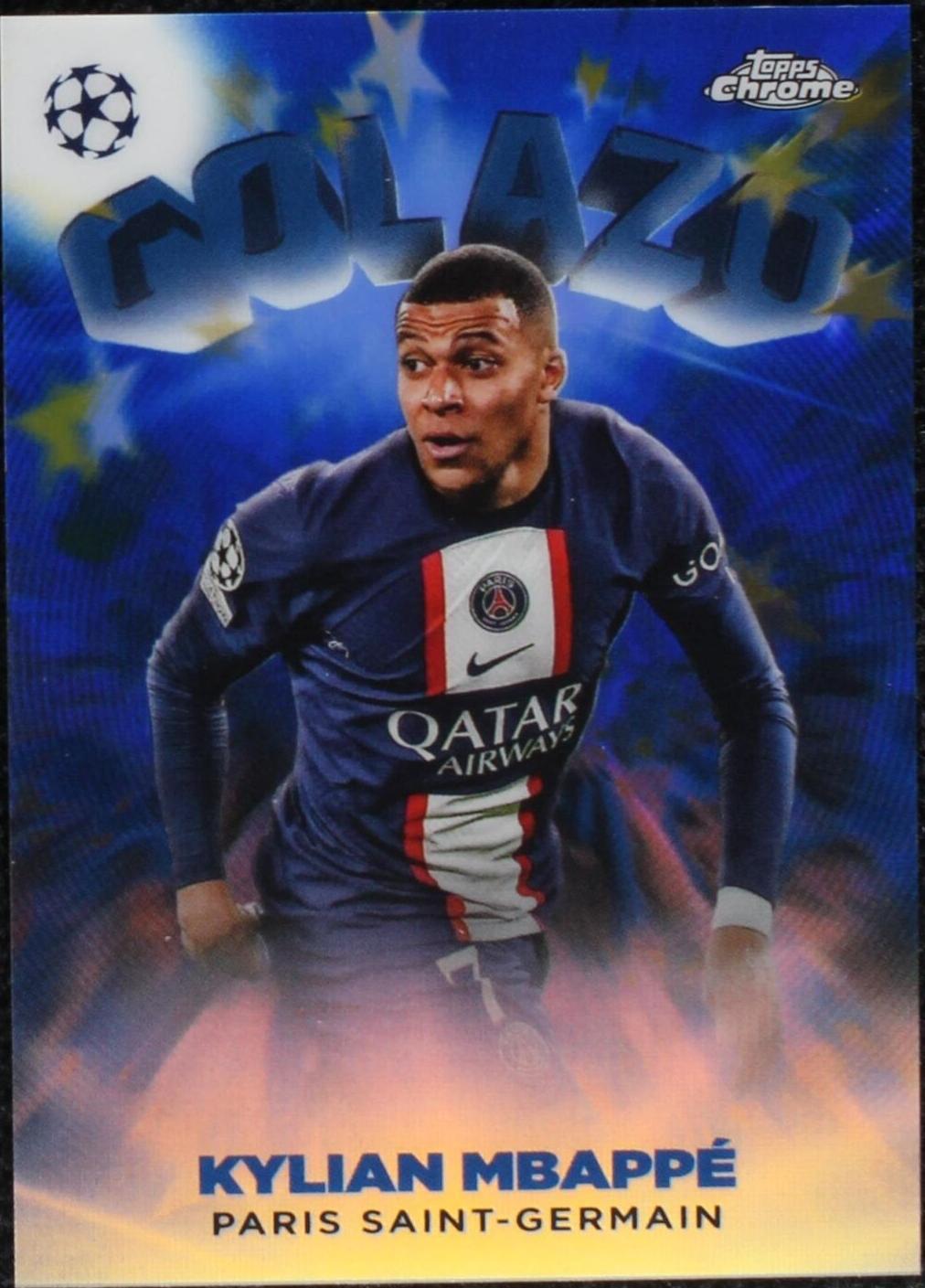 2022-23 Topps Chrome UEFA Club Competitions - Golazo Kylian Mbappe #G ...