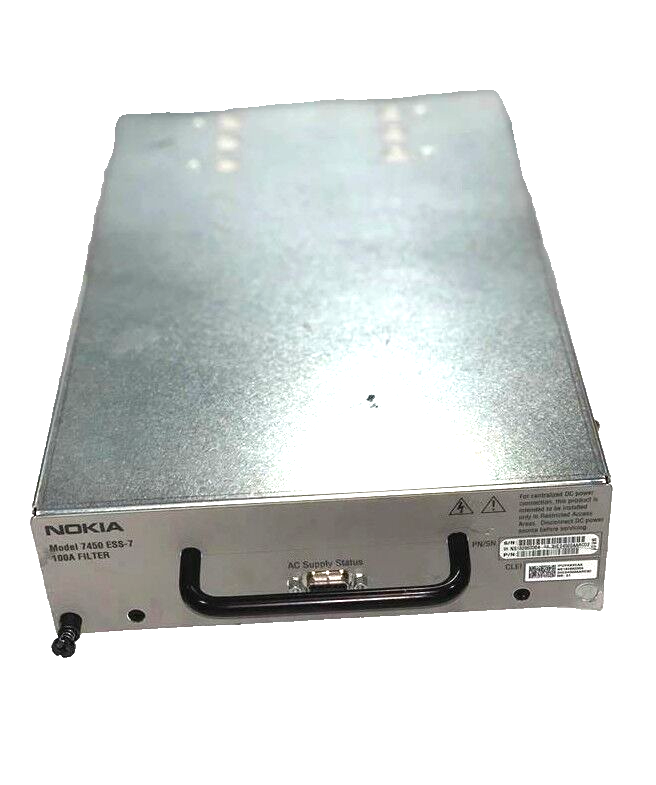 NOKIA Alcatel-Lucent 7450 ESS-7 100A Filter PN: 3HE04500AAAB02 | eBay