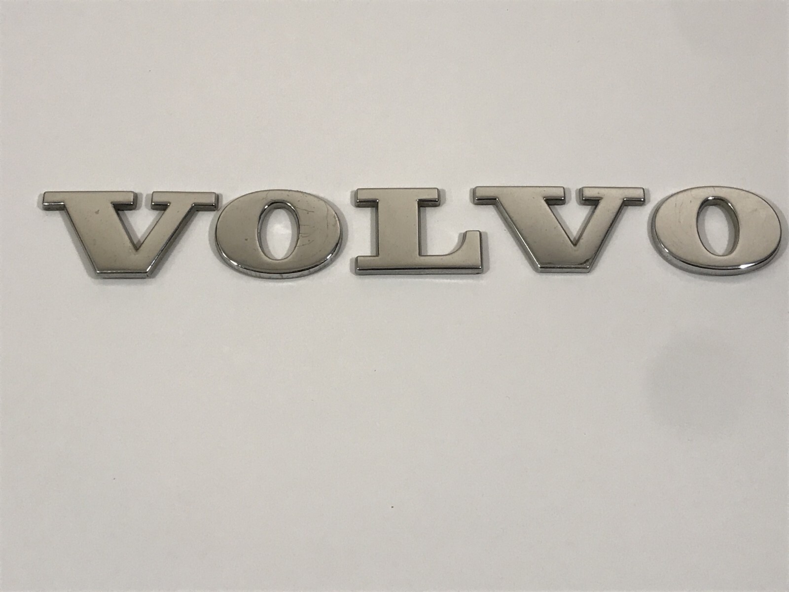2005-2009 VOLVO S40 S60 S80 EMBLEM LETTERS TRUNK SET CHROME REAR BADGE ...