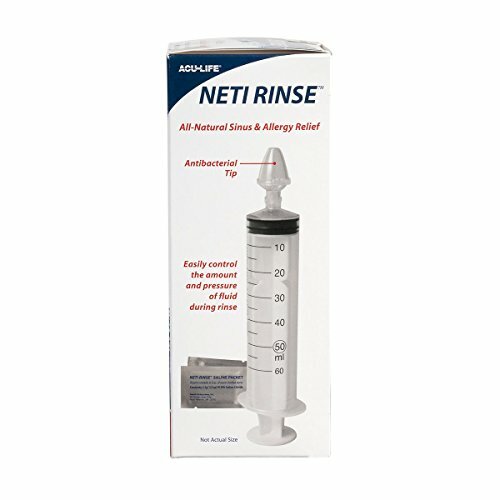 NETI RINSE Syringe System Natural Sinus & Nasal Allergy Relief - Easy ...