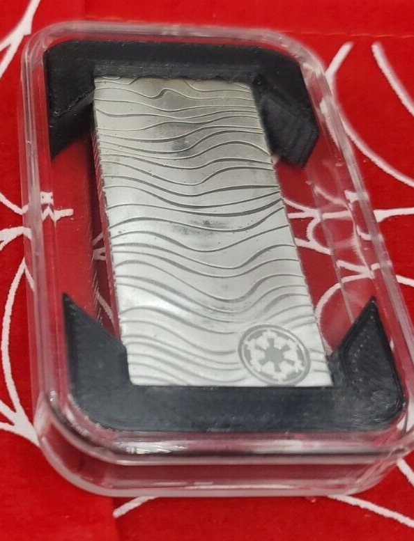 2022 NIUE Star Wars MANDALORIAN BESKAR BAR⭐1 Oz. silver coin in 💎 ...