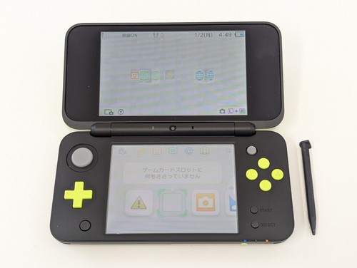 L675 Ship Free Nintendo new 2DS console LL XL Lime Green x Black Japan ...