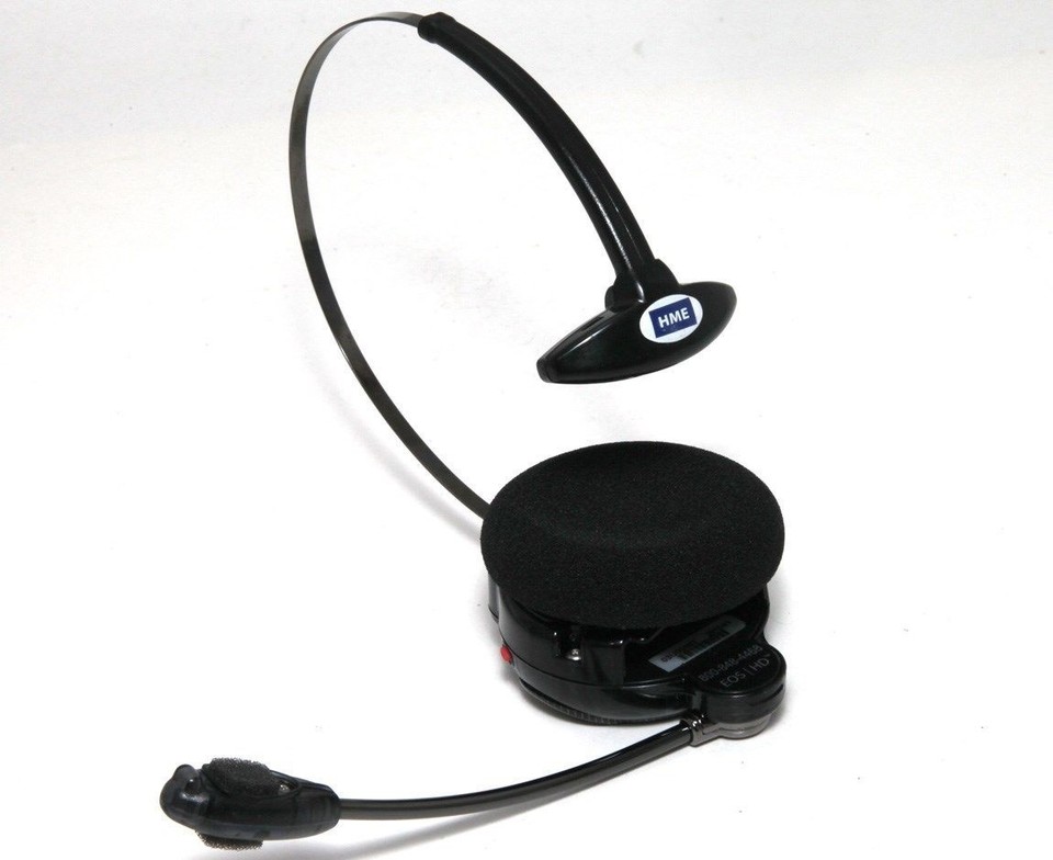 HME HS6200 Drive Thru Wireless Headset For Base 6200 & Base 6700 EOS HD ...