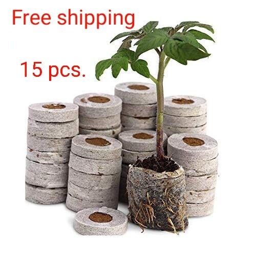 NEW100%COCO COIR DISK/50mm Pellets Propagation Plug Seed Cuttings ...