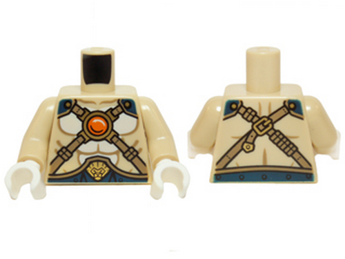 LEGO 973pb1834c01 CHIMA Lion Warrior Torso Chima Bare Chest with Body ...