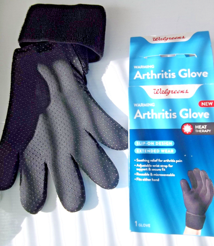 Walgreens Warming Arthritis Glove Heat Therapy One Size Reusable | eBay