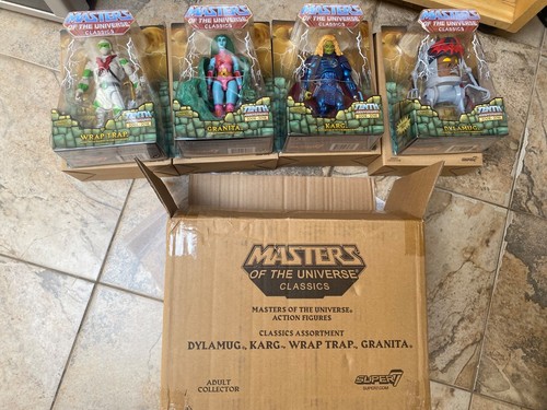 MOTU Classics Super 7 Classic Assortment Dylamug, Karg, Wrap Trap ...