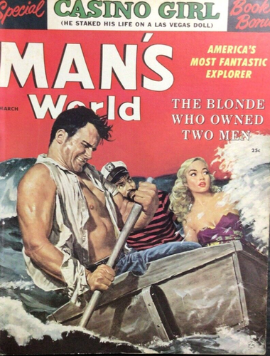 MAN’S WORLD ~ March 1957 ~ REAL NICE!!! | eBay