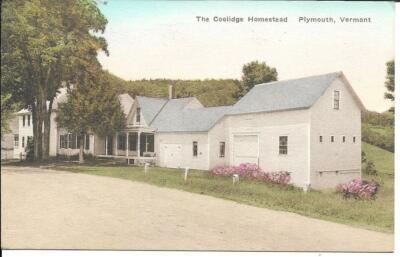 Postcard - Calvin Coolidge Homestead, Plymouth, Vermont - Postmarked ...