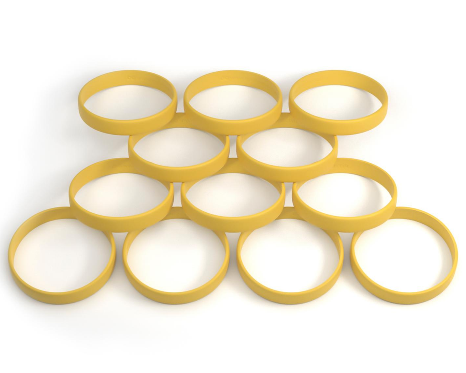 Social Distance Wedding Wristbands | Color Coded Blank Bracelets for ...