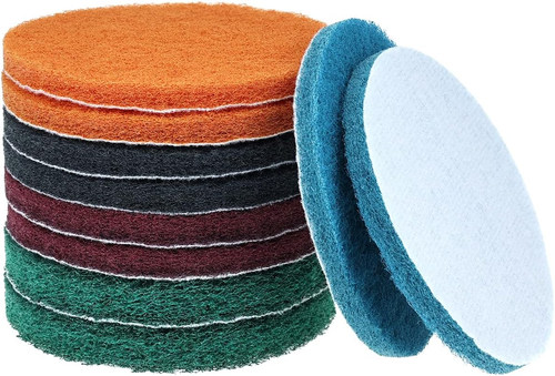 4.76-Inch Flocking Scuff Pads Conditioning Discs Polishing Pad Buffing ...