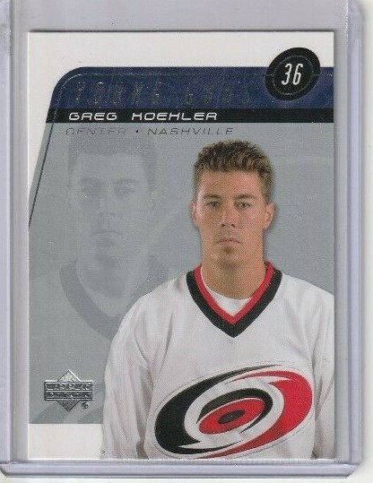 Greg Koehler 2002-03 Upper Deck Young Guns Nashville Predators | eBay